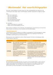 Werkmodel: Activiteitenplan - Factor-E