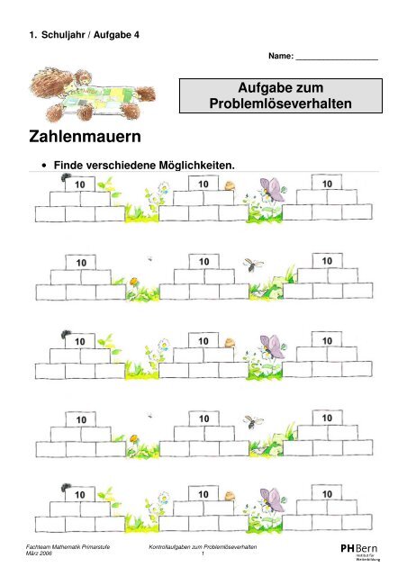 Zahlenmauern