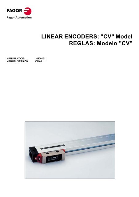 LINEAR ENCODERS: "CV" Model REGLAS ... - Fagor Automation