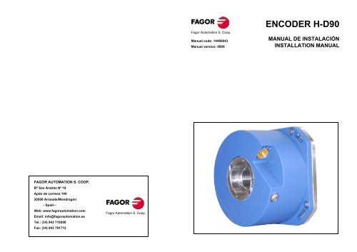 EN: man_encoder_hd90.pdf - Fagor Automation