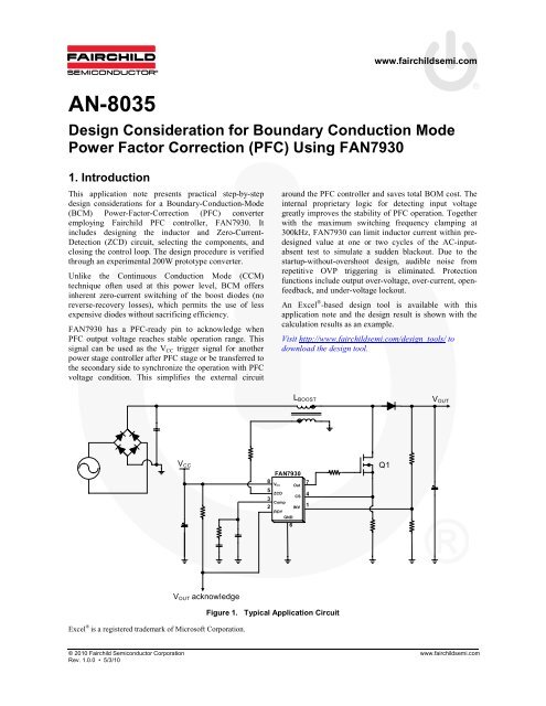 AN-8035 - Fairchild Semiconductor