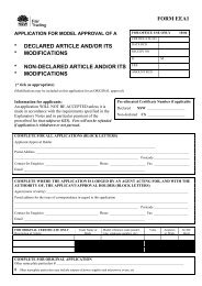 Declaration form for HRA