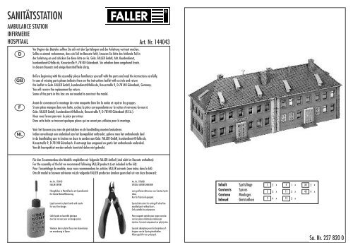 144043 handleiding - Faller
