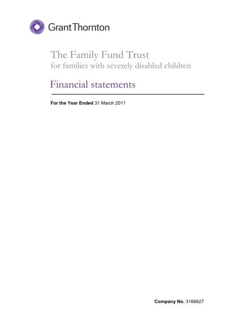 The Family Fund Trust Financial statements