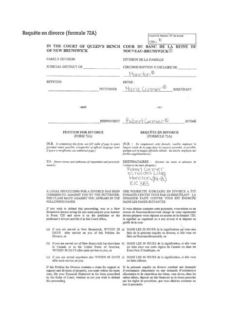 Formulaires De Divorce Graphique: Quel Type De Divorce Prévaut En