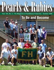 Volume 4, Issue 1 - FarmHouse Fraternity