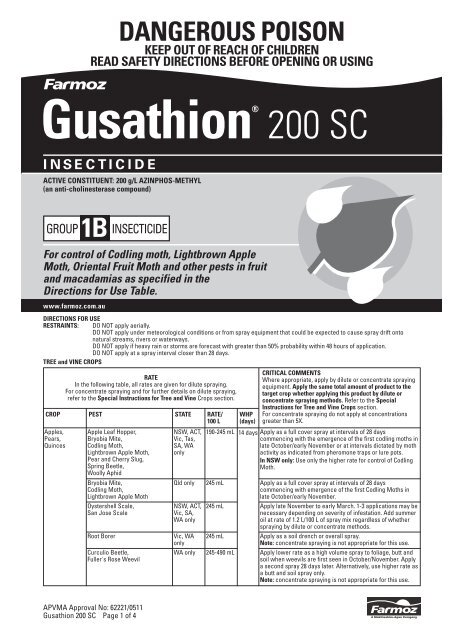 Gusathion 200 SC pmanual_p.manual - Farmoz