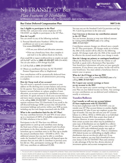 NJ TRANSIT 457 Bus - FASCore