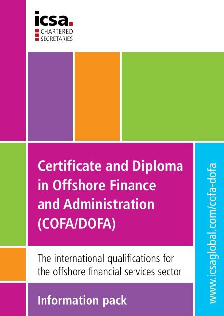 Certificate and Diploma in Offshore Finance and ... - ICSA