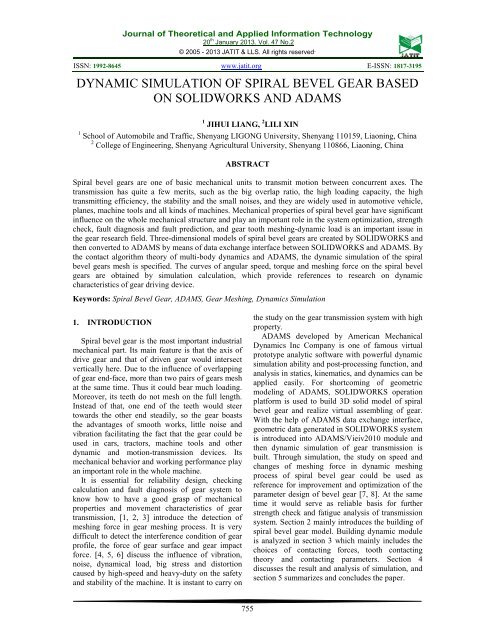 Full Text Journal Of Theoretical And Applied Information Technology