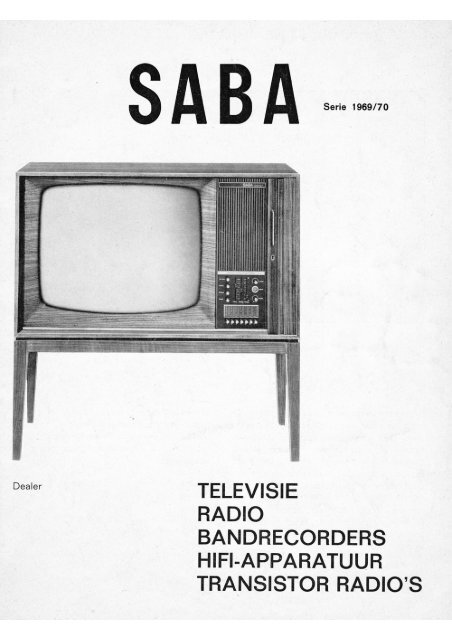 saba televisie 1969 - marcels tv museum