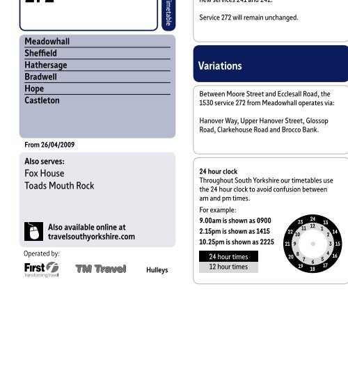 Bus Timetable PDF Bus Timetable PDF