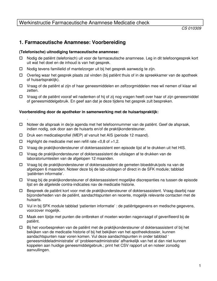 Werkinstructie Magazines