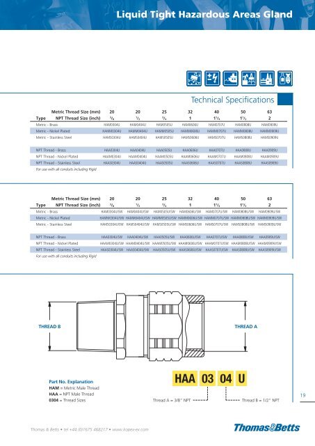 18 Flameproof Gland Const 18 Flameproof Gland Const
