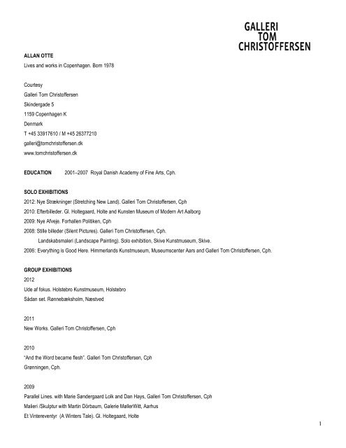 Allan Otte - Tom Christoffersen