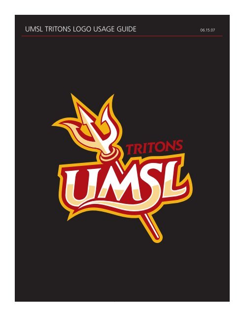 2 COLOR LOGOS UMSL TRiTOnS LOGO USaGe GUide