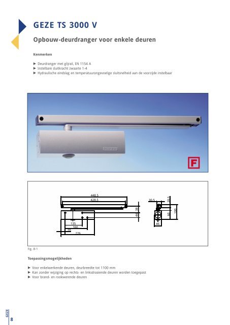 GEZE TS 3000 V - V3S Glass Systems