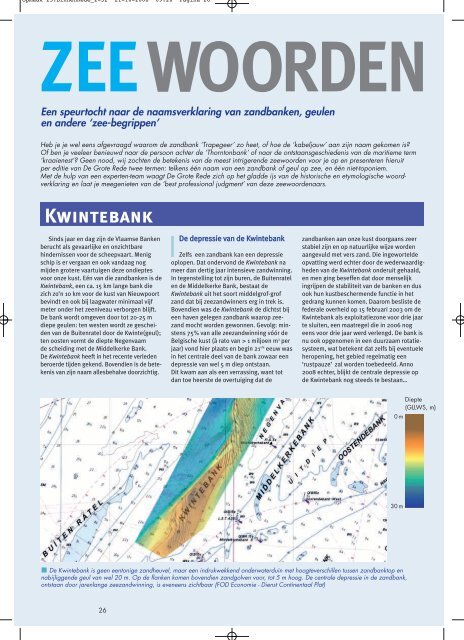 Kwintebank - Vlaams Instituut voor de Zee