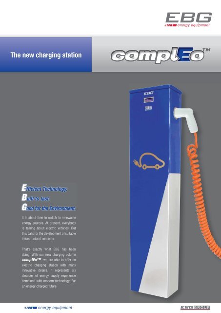 complEo The new charging station - EBG Elektro-Bauelemente GmbH