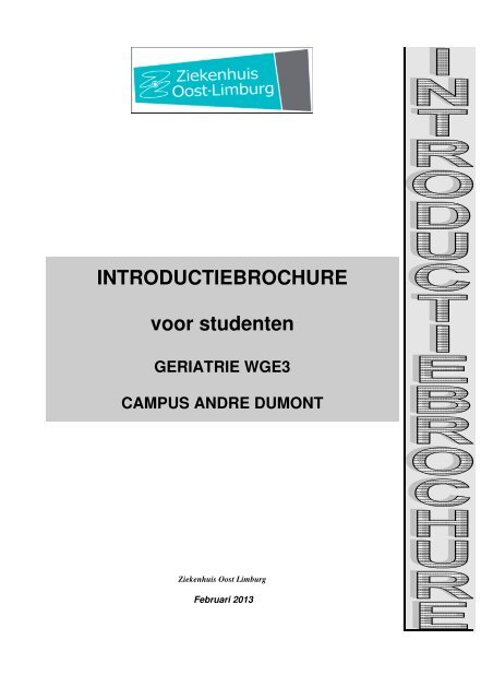 (W5) - Geriatrie - Ziekenhuis Oost-Limburg