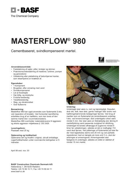 Masterflow 980.qxp - BASF
