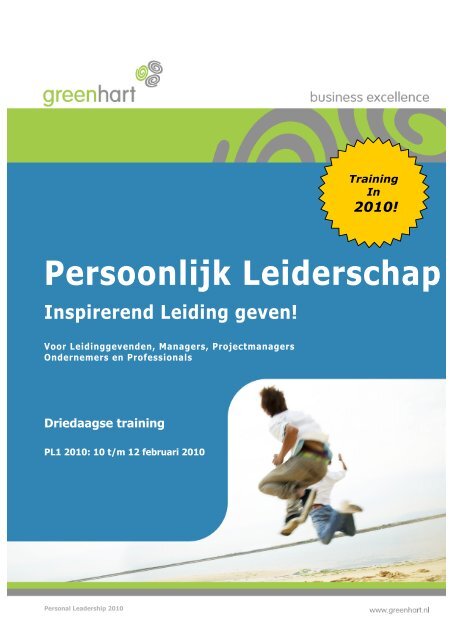 Persoonlijk Leiderschap - Greenhart