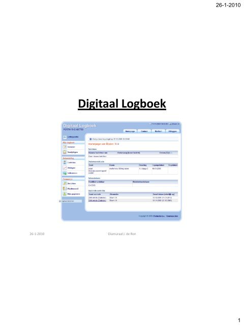 Digitaal Logboek