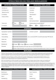 Model opgaaf gegevens voor de loonheffingen - PRO Payroll