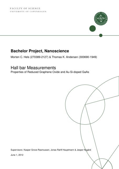 Hall bar Measurements