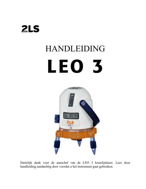 HANDLEIDING - 2LS Tools