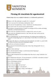 Checklista och egenkontroll av Brandskydd - Folksam