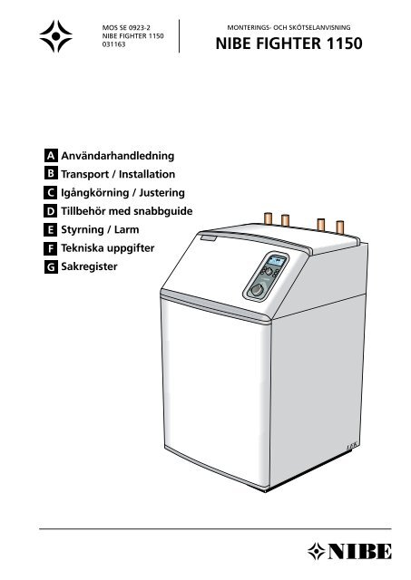 NIBE FIGHTER 1150 - Vattenhuset