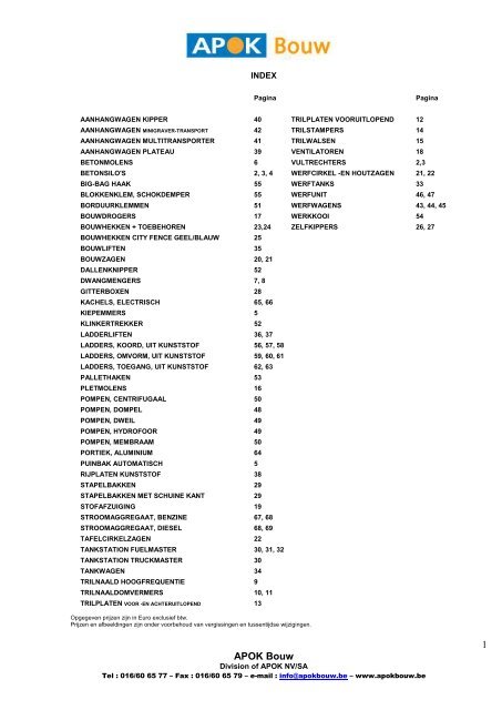 1 APOK Bouw