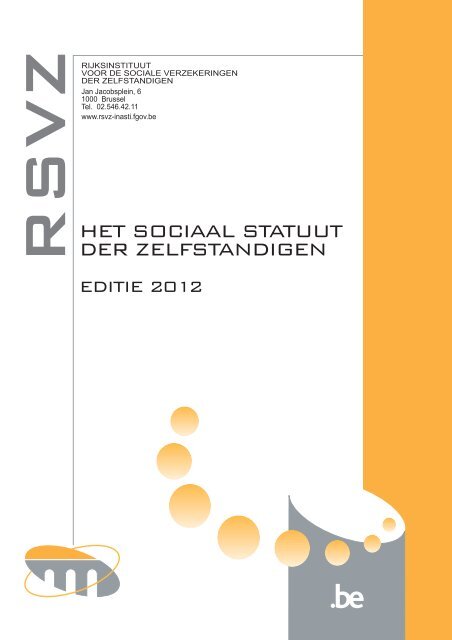 Het sociaal statuut der zelfstandigen - rsvz