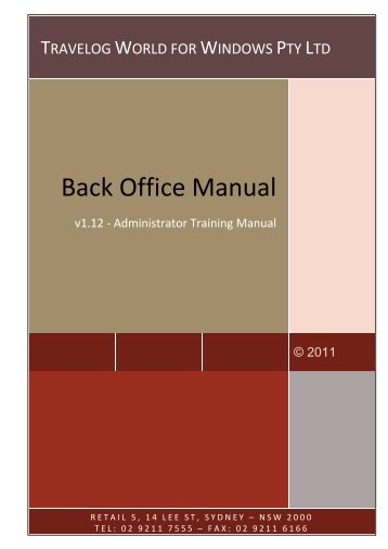 Back-Office Magazines