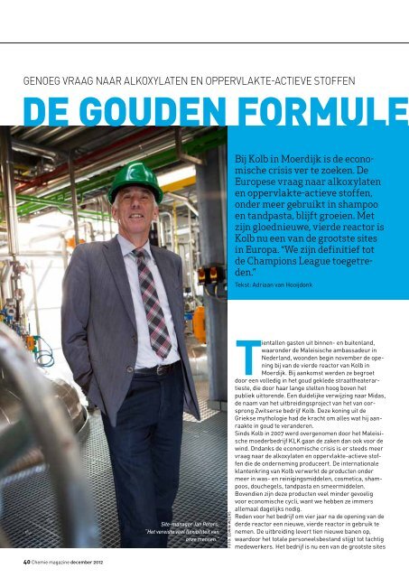 Uitbreiding: De gouden formule van Kolb - VNCI