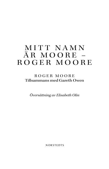 Mitt namn är Moore, Roger Moore - Utkast (PDF)