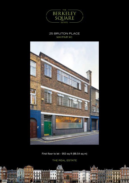 25 BRUTON PLACE First floor to let - 953 sq ft (88.54 sq m)