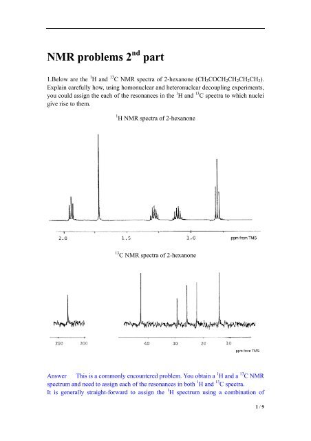2 Octanone Nmr