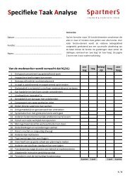 Taak Risico Analyse DOP
