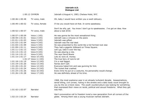 Download Timecoded Dialogue List for Subtitles - The Film ...