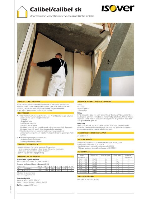 Calibel/calibel sk - Insulation Solutions