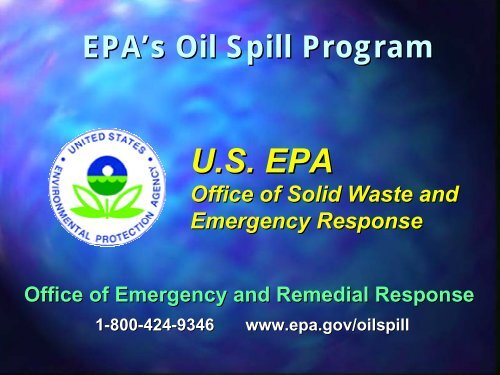 U.S. EPA Oil Spill Program