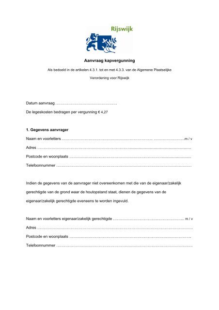 Dit formulier in blokletters invullen 1