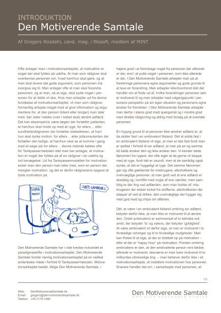download gregers' artikel om den motiverende samtale