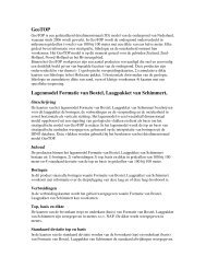 Verslag 8e gebruikersraad GEO-modellen ondiep 6 ... - DINOLoket
