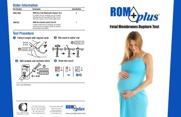 The diagnosis of rupture of fetal membranes (ROM): a meta-analysis