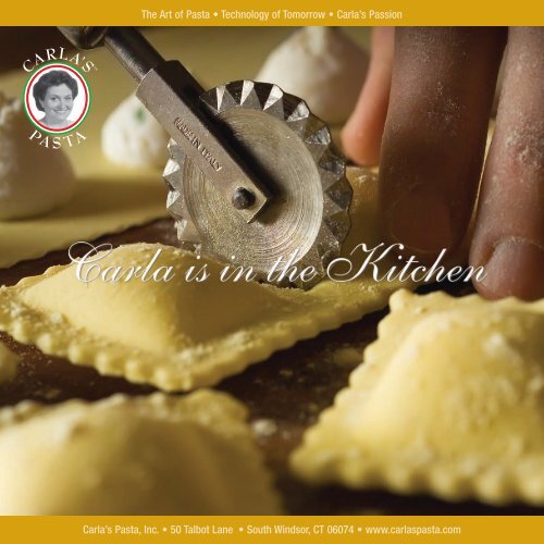 Carla's Pasta Brochure