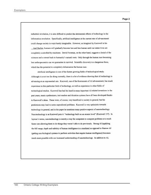 Exemplars 160 Ont Exemplars 160 Ont