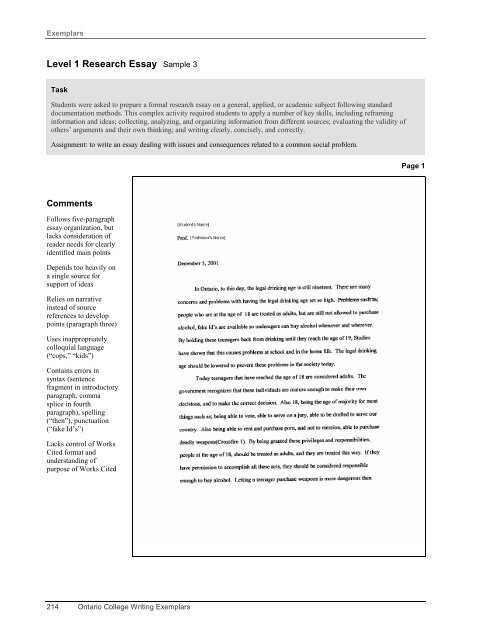 Exemplars Level 1 Researc exemplars-level-1-researc